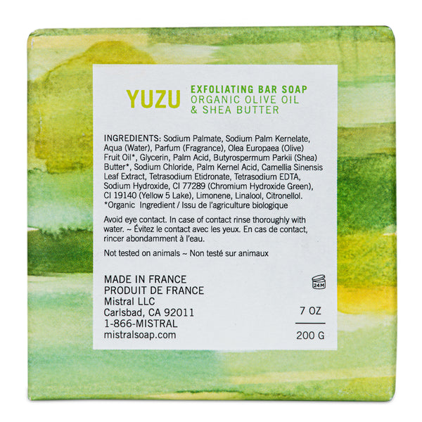 Yuzu Summer Exfoliating Gift Soap - mistralsoap
